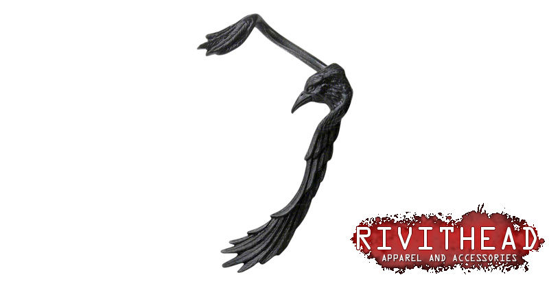 Raven Ear Wing Ear Cuff