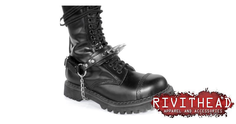 Long Spike Boot Harness Strap