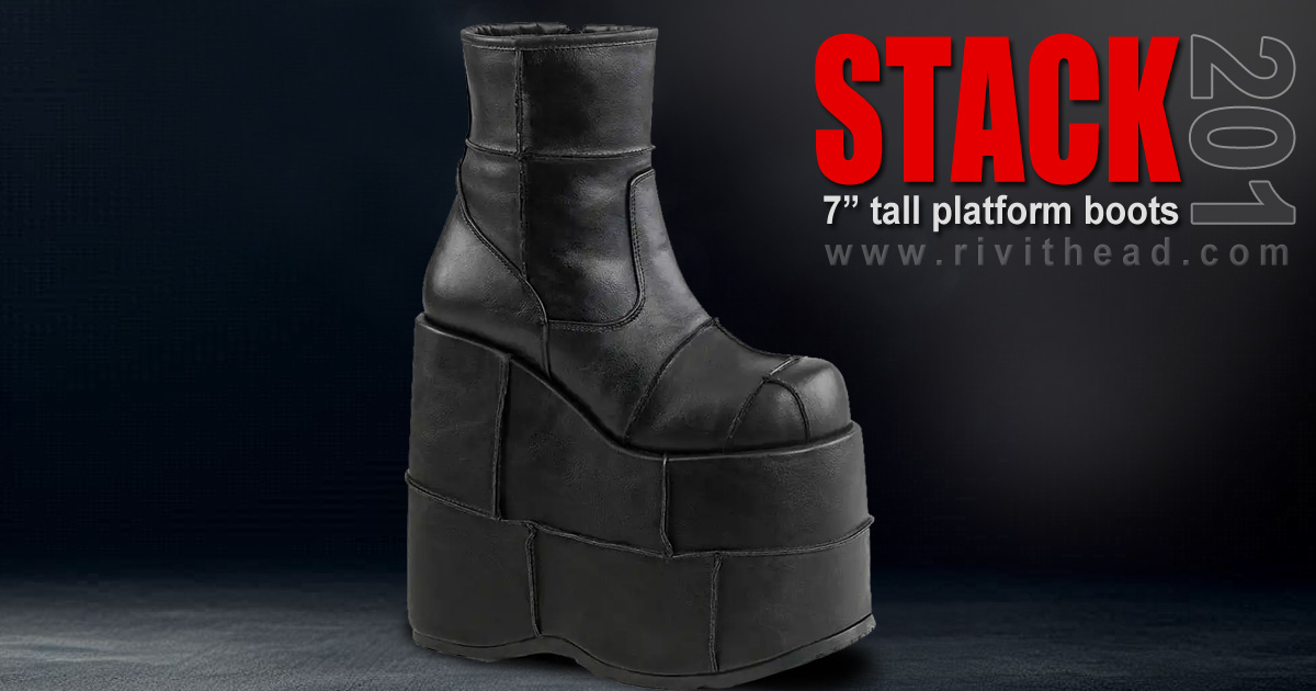 STACK-201 7 Inch Mens Platform Boots